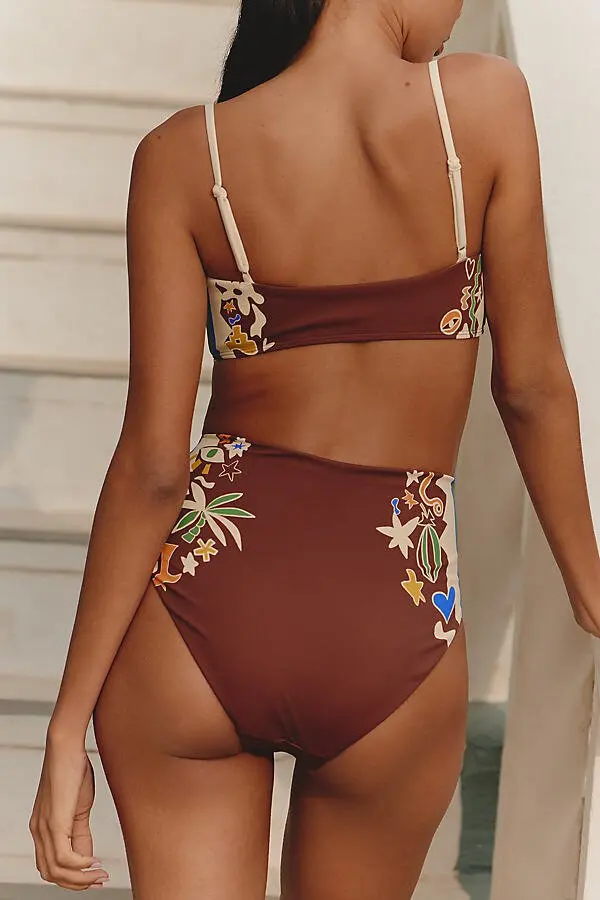 ALEMAIS Maroc Bandeau Bikini Top