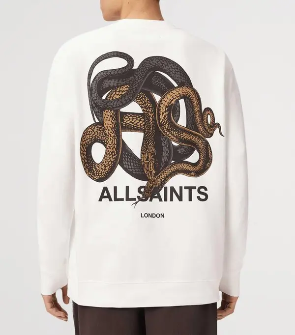 ALLSAINTS Organic Cotton Reticulate Sweatshirt