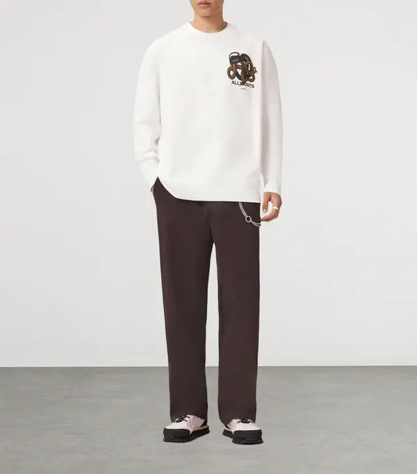 ALLSAINTS Organic Cotton Reticulate Sweatshirt