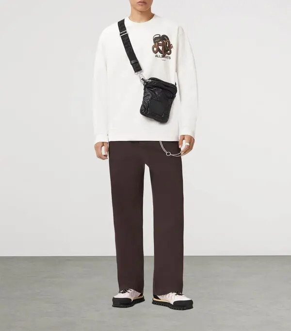 ALLSAINTS Organic Cotton Reticulate Sweatshirt