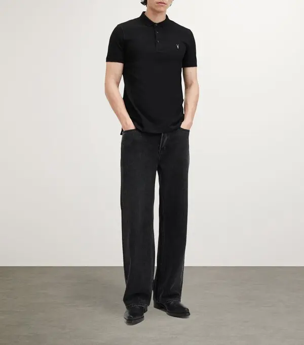 ALLSAINTS Organic Cotton Reform Polo Shirt