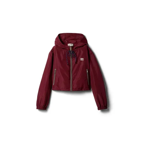 Miu Miu Technical Fabric Blouson Jacket