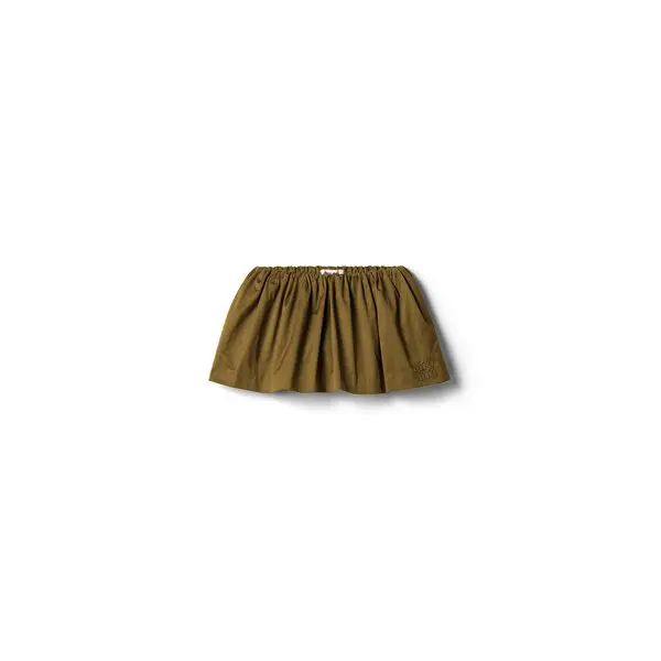 Miu Miu Satin Cotton Mini Skirt