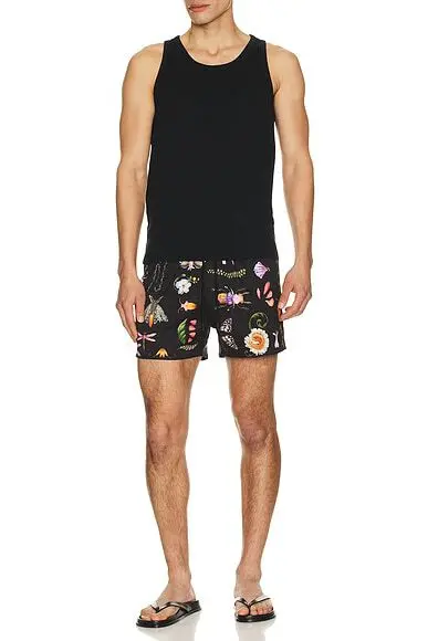 Agua Bendita Cassius Swim Trunks - Black