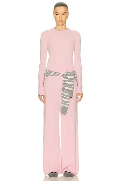 Guest In Residence Shrunken Crewneck Sweater
