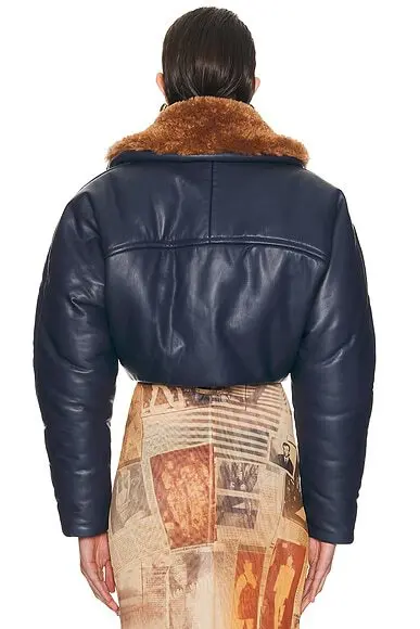 Atlein Cropped Aviator Jacket