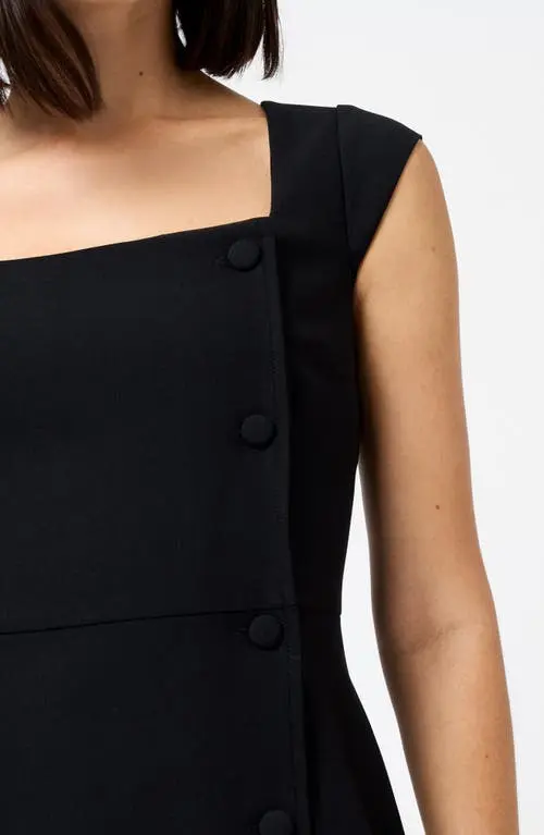 French Connection Azra Twill Minidress - Black