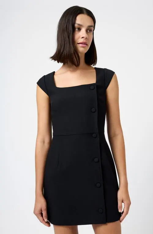 French Connection Azra Twill Minidress - Black
