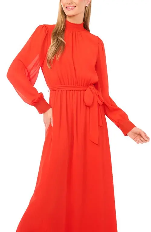 Halogen Long Sleeve Maxi Dress