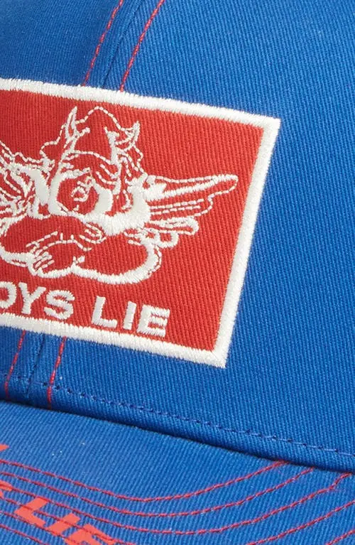BOYS LIE Varsity Snapback Trucker Hat