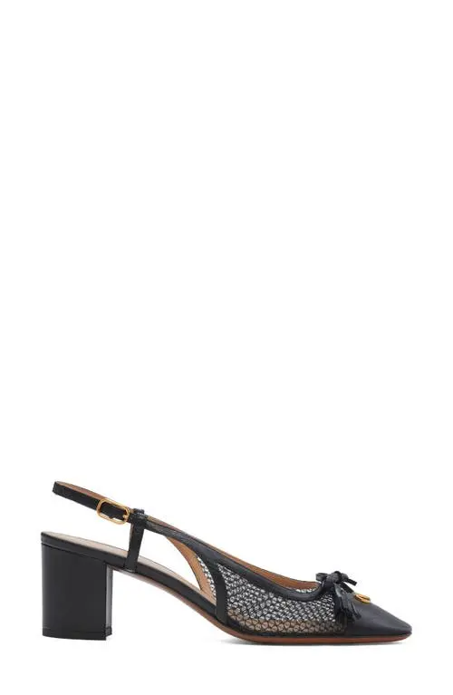 Valentino Garavani Valet Du Roi Slingback Pump - Black