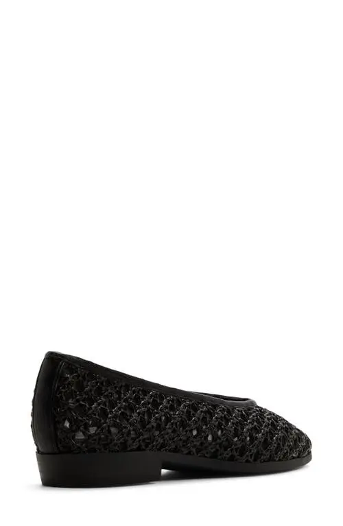Aldo Pointy-toe Ballet Flat - Black