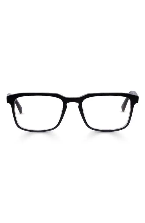 Eyebobs Seymour 52mm Rectangular Reading Glasses - Black With Silver