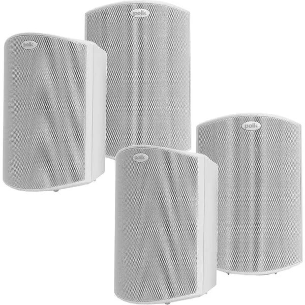 POLK AUDIO Atrium 6 All Weather Outdoor Loudspeakers4 Pack - White