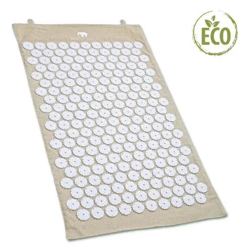 BED OF NAILS Bon Eco Travel Mat Original Acupressure Design With 6000 Precision Nails - None