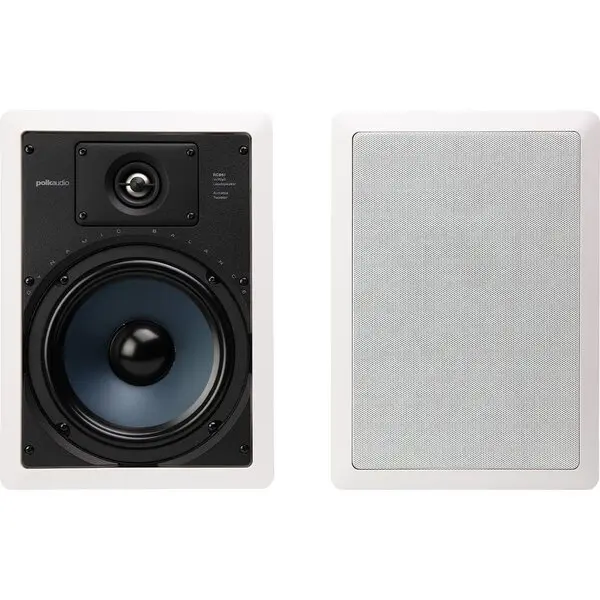POLK AUDIO Rc85i 8" In-wall 2-way Speakerspair - White