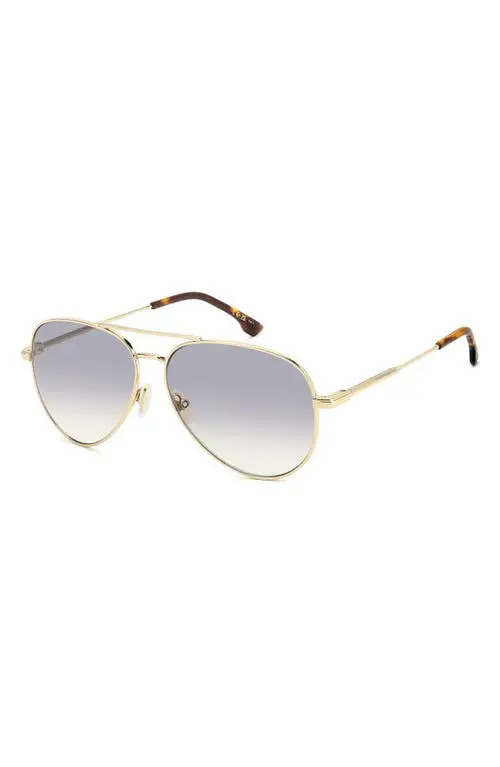 Victoria Beckham 58mm Aviator Sunglasses