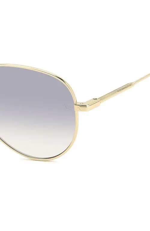 Victoria Beckham 58mm Aviator Sunglasses