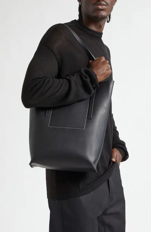 Rick Owens Leather Shopper Bag