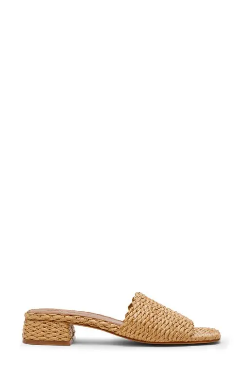 Steve Madden Montgomery Block Heel Sandal - Raffia