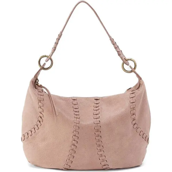 Hobo Opal Leather Shoulder Bag - Whiskey