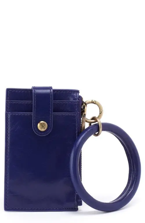 Hobo Ring Credit Card Leather Wristlet - Winter Violet