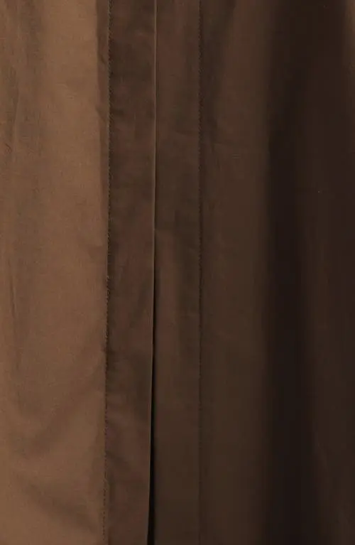 Sacai Colorblock Gabardine Trench Coat - Beige/brown