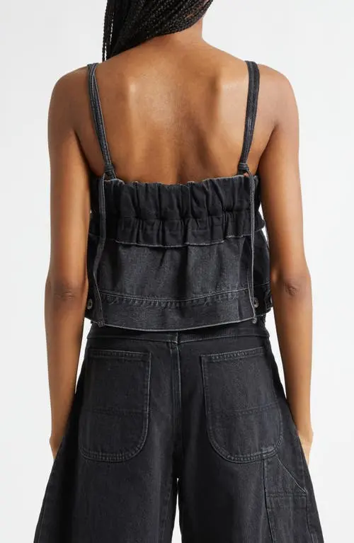 Sacai Crop Denim Camisole