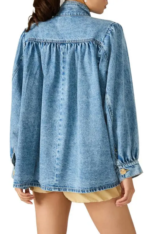 Steve Madden Marceline Denim Shirt Jacket