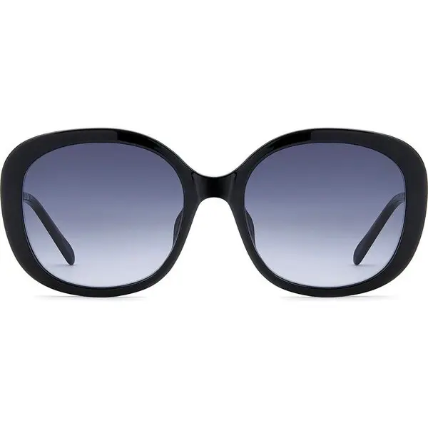 Fossil Gradient Oval Sunglasses - Black/dark Grey Sf