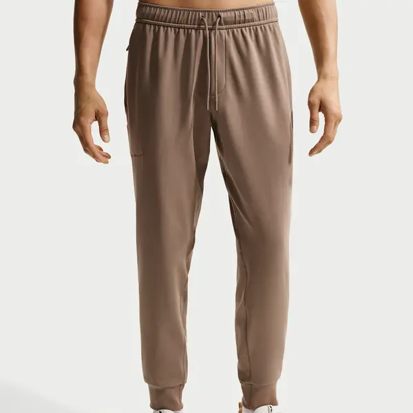 Nike Primary Nanoknit Dri-fit Uv Protection Performance Jogger Pants - Brown