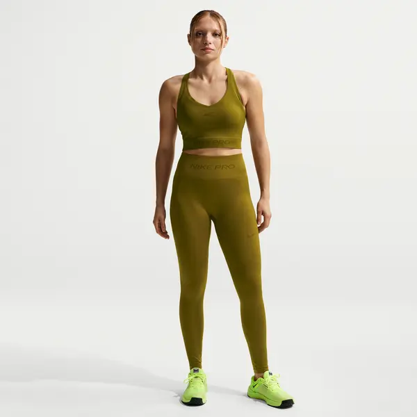 Nike Pro Seamless High-waisted 7/8 Leggings - Brown