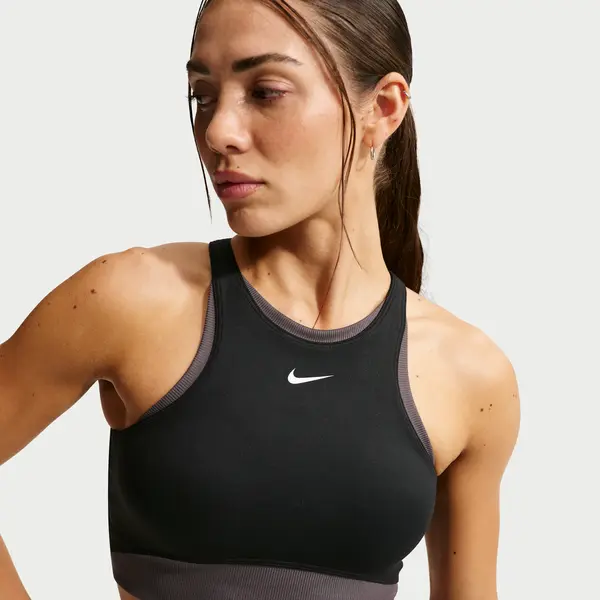 Nike One Medium-support Padded Sports Bra - Black