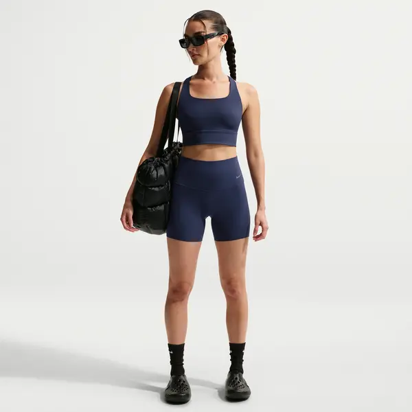 Nike Zenvy Light-support Padded Longline Sports Bra - Blue