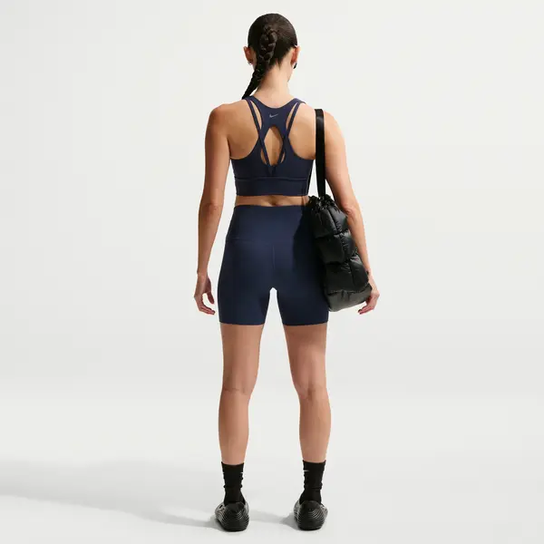 Nike Zenvy Light-support Padded Longline Sports Bra - Blue