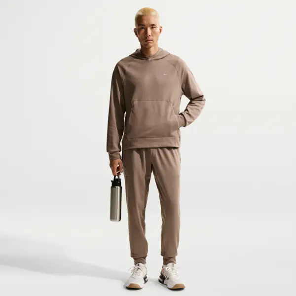 Nike Dri-fit Uv Protection Pullover Performance Hoodie - Brown