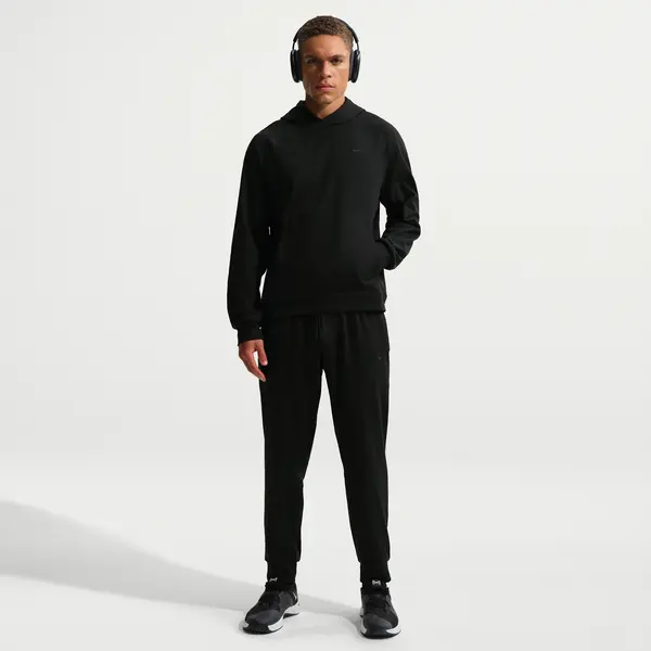 Nike Dri-fit Uv Protection Pullover Performance Hoodie - Black
