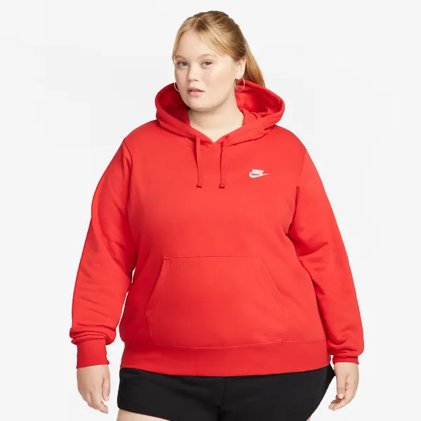 Nike Sportswear Club Fleece Pullover Hoodie - Red