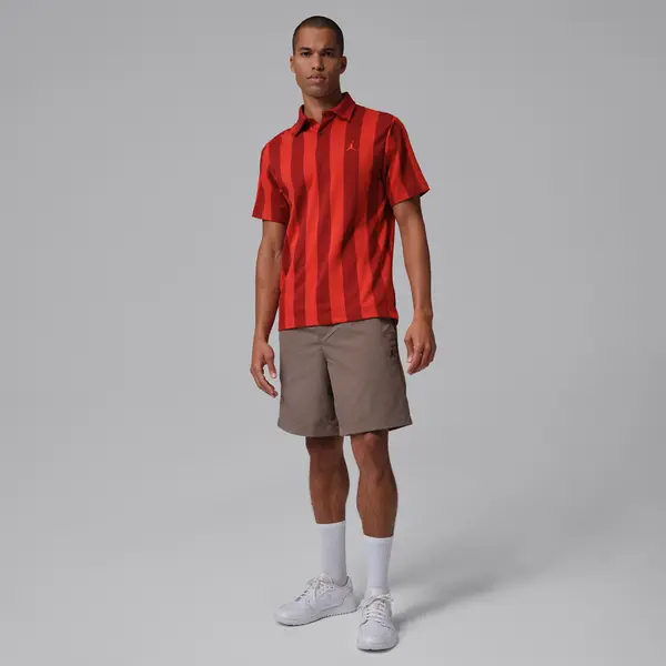 JORDAN Sport Dri-fit Printed Golf Polo - Red