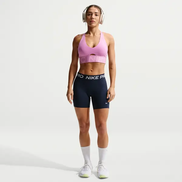 Nike Pro 365 5" Mid-rise Shorts - Blue