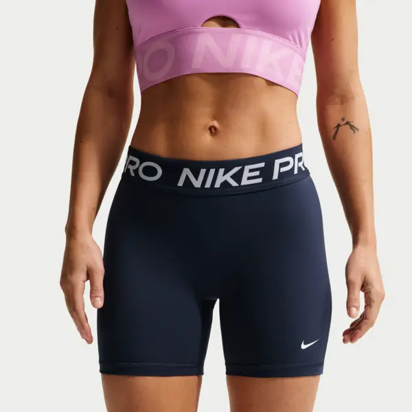 Nike Pro 365 5" Mid-rise Shorts - Blue