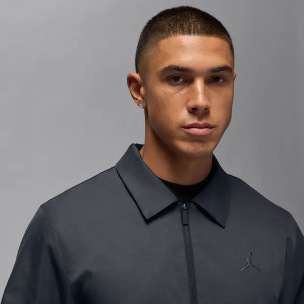 JORDAN Full-zip Golf Jacket - Black