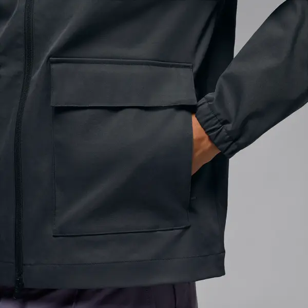 JORDAN Full-zip Golf Jacket - Black