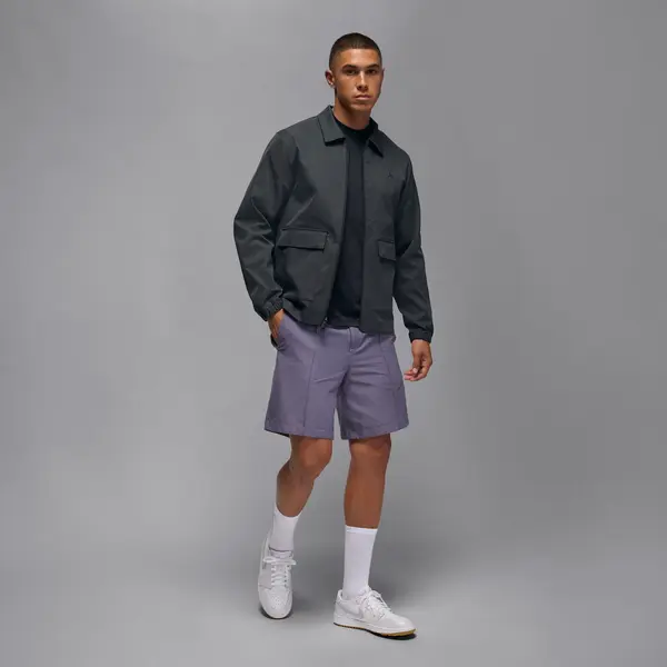 JORDAN Full-zip Golf Jacket - Black