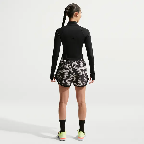 Nike Dri-fit Fitted 1/2-zip Running Top - Black