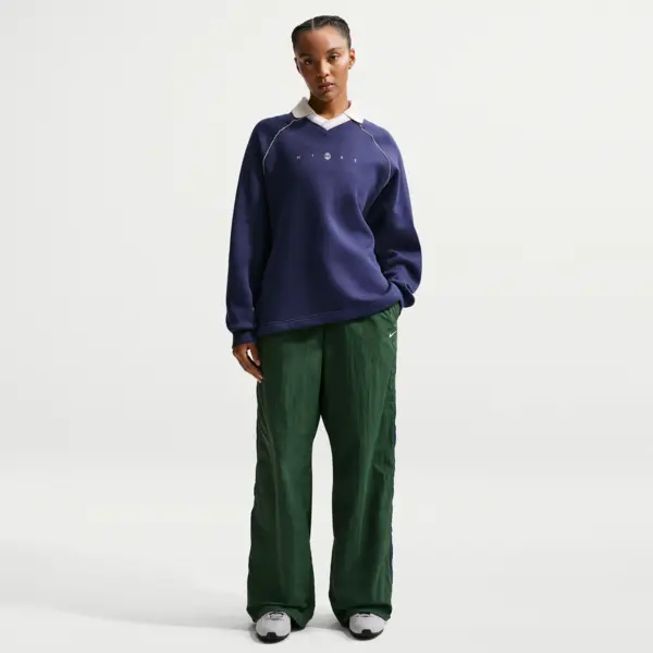 Nike Sportswear Loose High-waisted Parachute Pants - Green