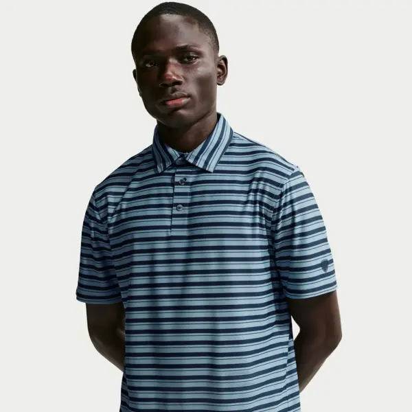 Nike Tailored Performance Dri-fit Golf Polo - Blue