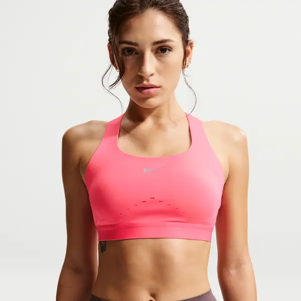 Nike Swift High-support Lightly Lined Sports Bra - Pink