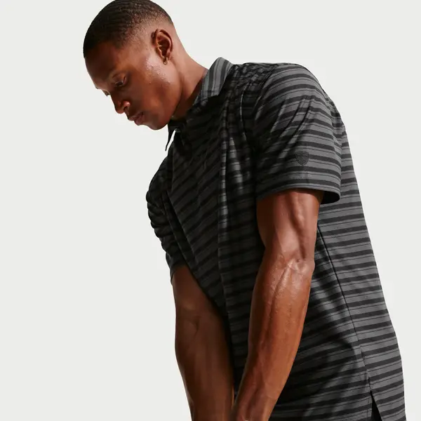 Nike Tailored Performance Dri-fit Golf Polo - Black