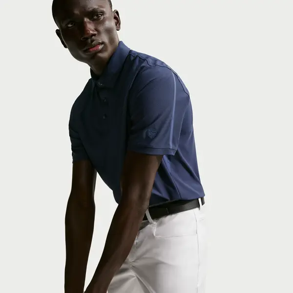 Nike Tailored Performance Dri-fit Golf Polo - Blue